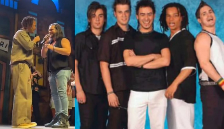 Dos integrantes de Mambrú se reencontraron en un escenario y cantaron ...